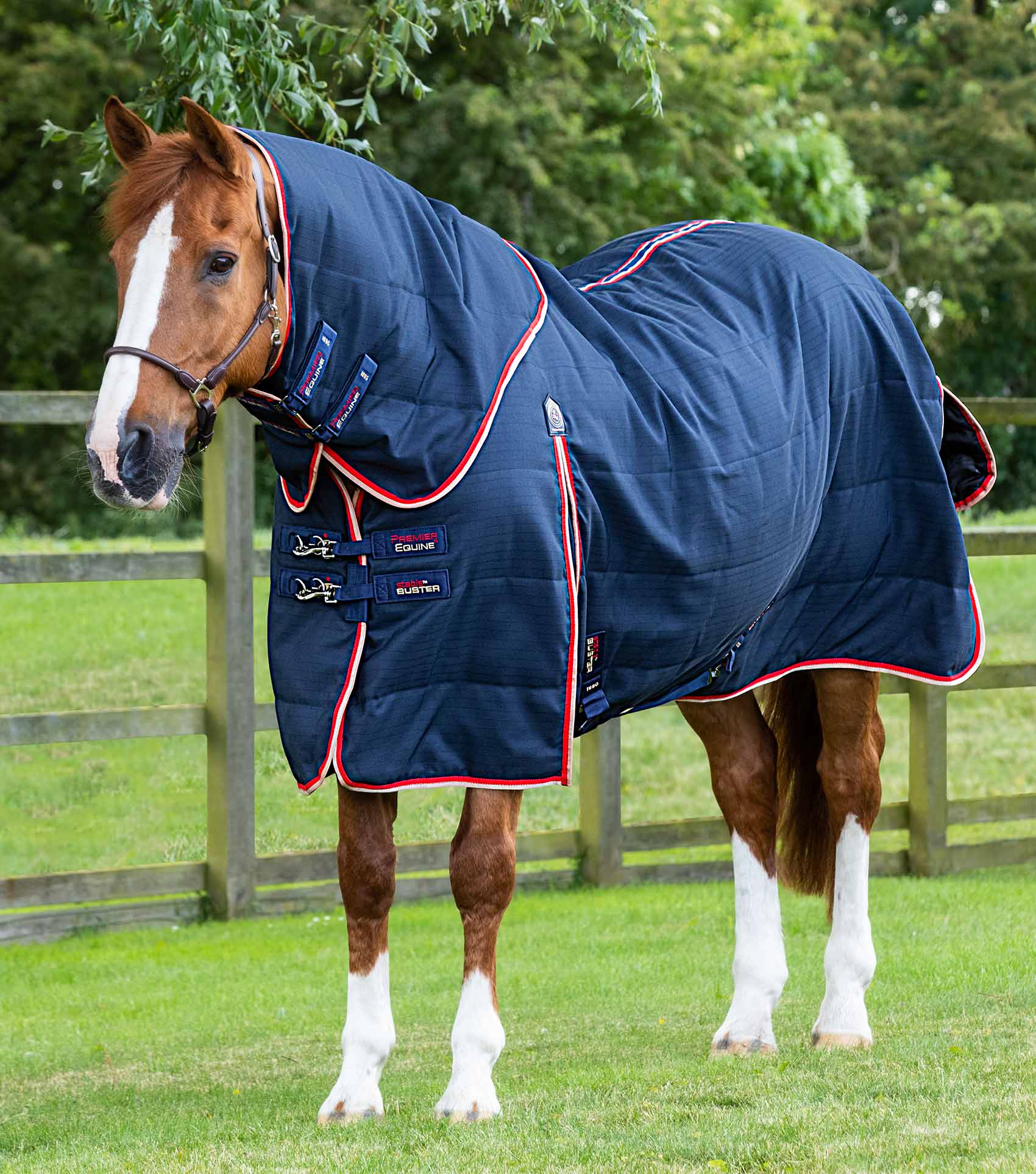 Premier Equine Stable Buster 100g Stable Rug with Neck Cover ...